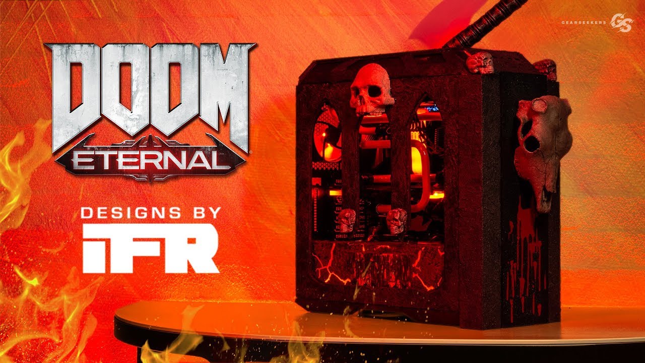 ULTIMATE DOOM ETERNAL Cooler Master H500M Mod ft. Designs By IFR - YouTube