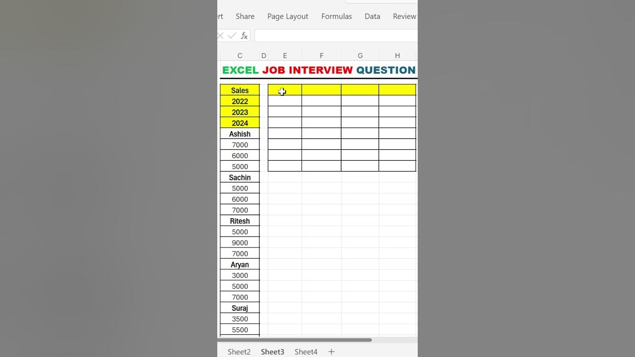 Excel Tips: Ace any Excel Job Interview with this Top Question! #exceltips #exceltutorial # ...