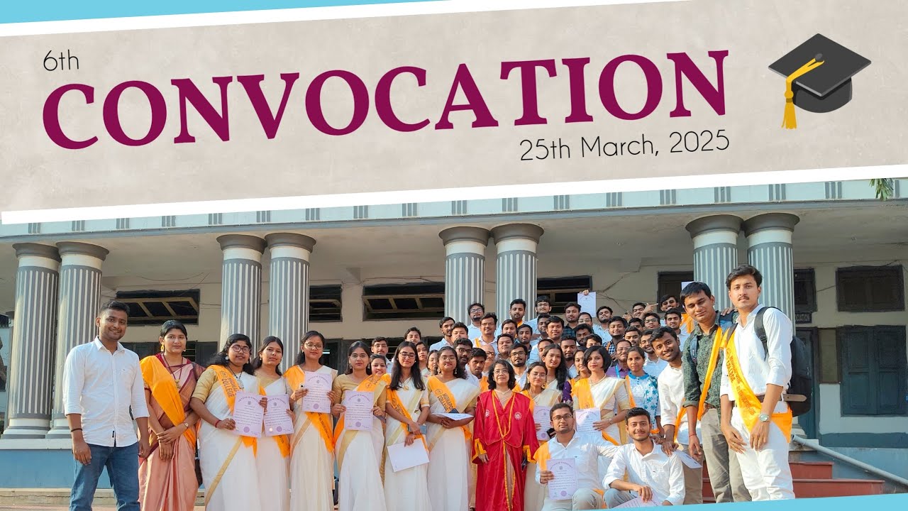 6th #CONVOCATION 🎓 Ceremony on 25th March, 2025 at Midnapore College ...