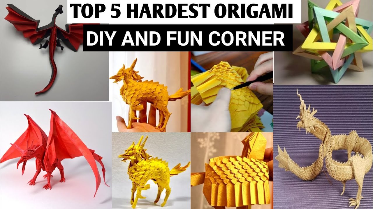 Top 5 Hardest Origami In The World Diy And Fun Corner YouTube top-5-hardest-origami-in-the-world-diy-and-fun-corner-youtube