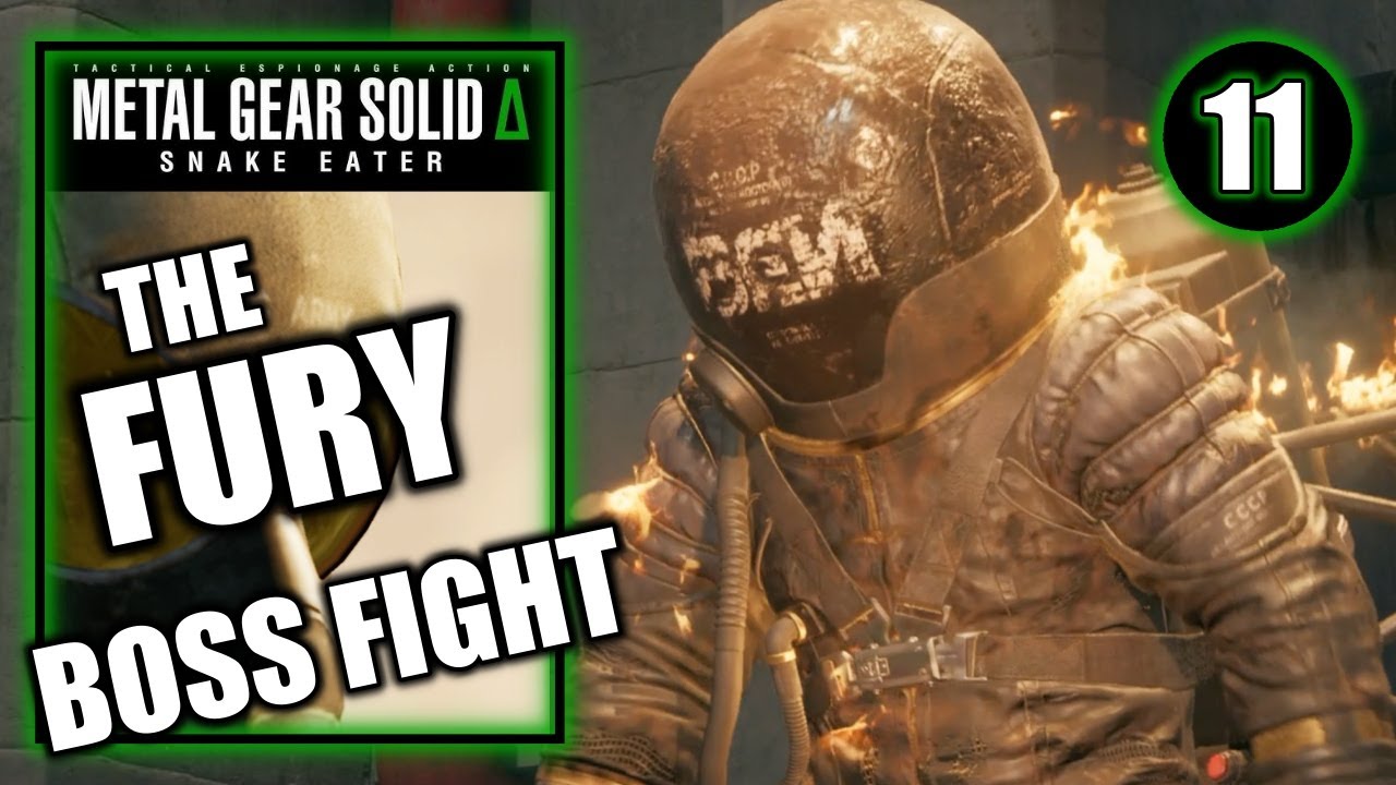 Metal Gear Solid Delta Snake Eater - The Fury Boss Fight - Gameplay ...