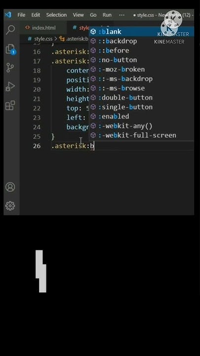 How to Make asterisk shape in HTML and CSS Short tutorial short video html css - YouTube