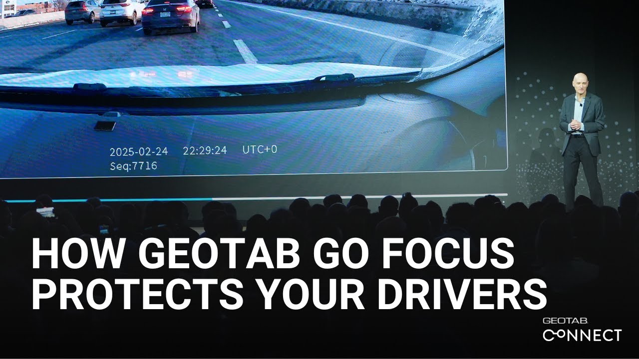 Geotab GO Focus Dash Cam: AI Fleet Safety Camera That Protects Drivers - YouTube
