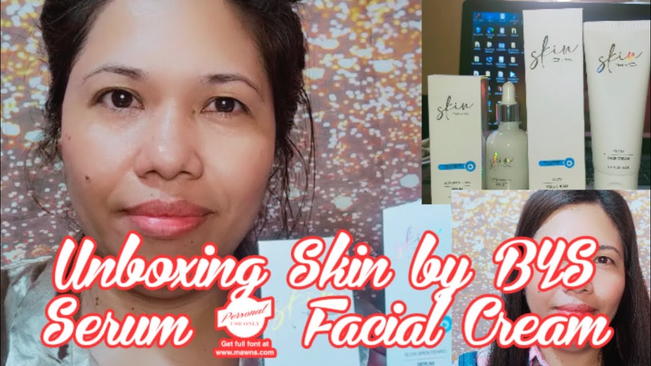 Unboxing Skin by BYS| Serum & Facial Cream - YouTube