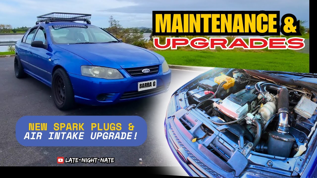 New spark plugs & budget air intake upgrade for the Barra Ford Falcon ...