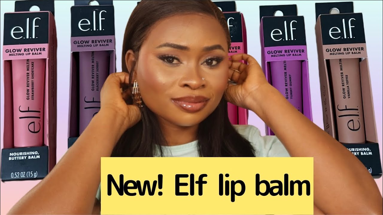 Trying the ELF Glow Reviver Melting Lip Balm 🥰🤯 - YouTube