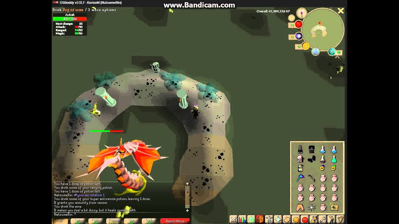 Zulrah rotation 1 - YouTube