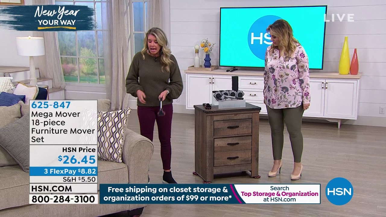 Mega Mover 18piece Furniture Mover Set - YouTube