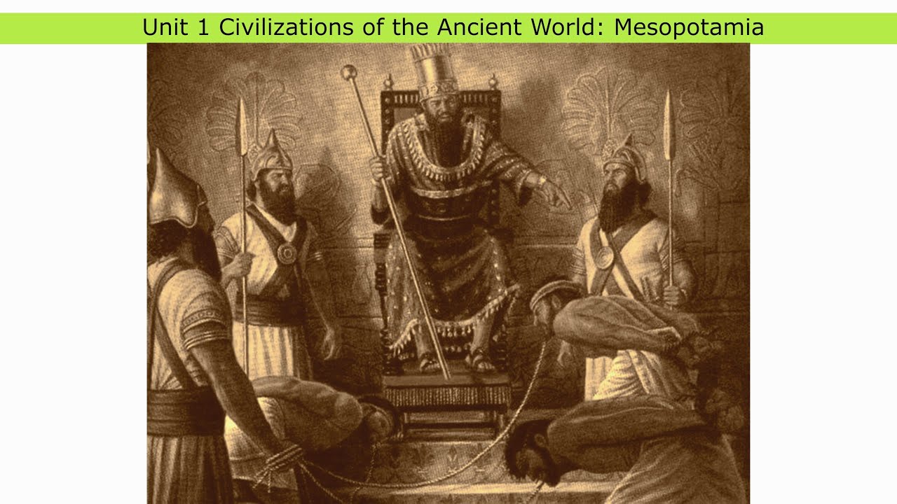 Unit 1 Civilizations of the Ancient World: Mesopotamia (Understanding ...