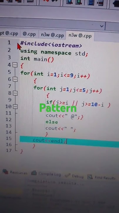 Pattern Programming Coding Nestedforloop Forloop Loop Nested Compiler Computerlanguage