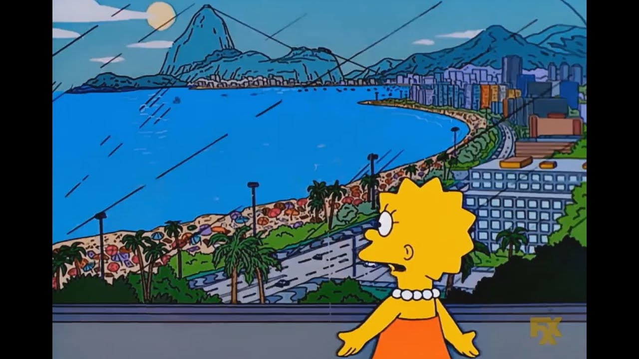 THE SIMPSONS -The Simpsons Travel To Brazil ! - YouTube