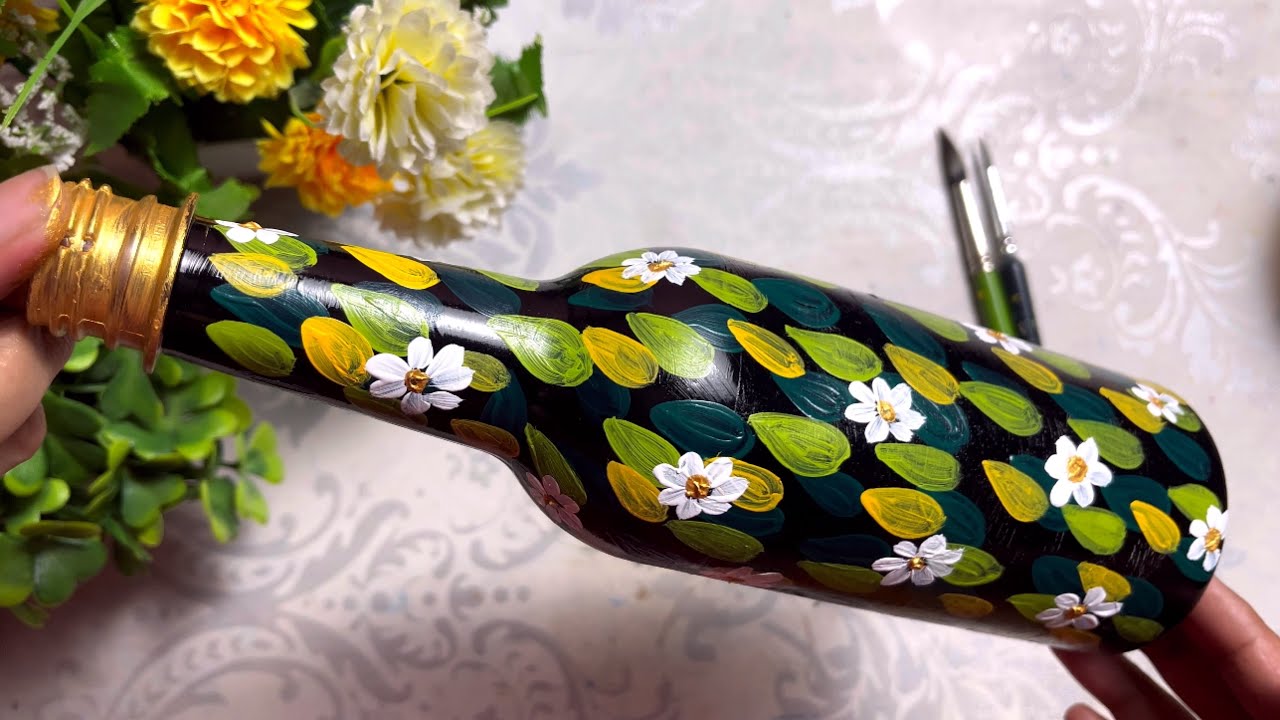 DIY Bottle Art Very Beautiful And Easy, Plastic Bottle Art - YouTube