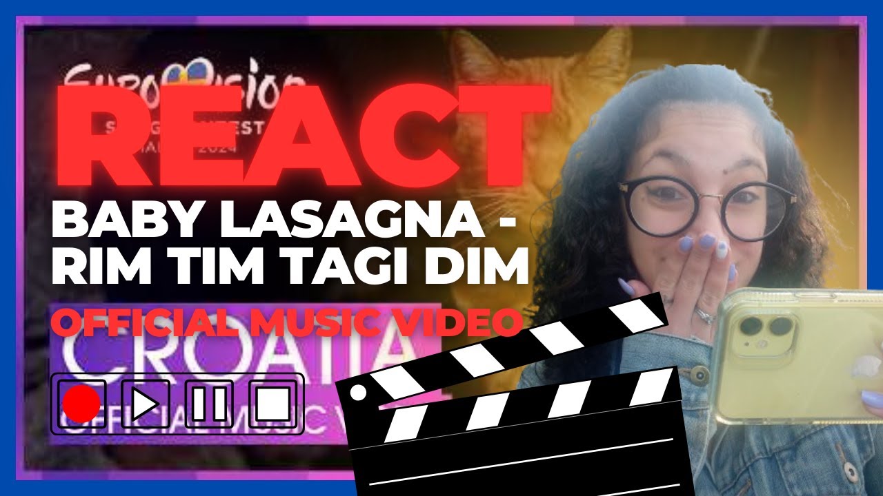 REACT: Baby Lasagna - Rim Tim Tagi Dim - videoclip oficial (Croacia Eurovisão 2024) - YouTube
