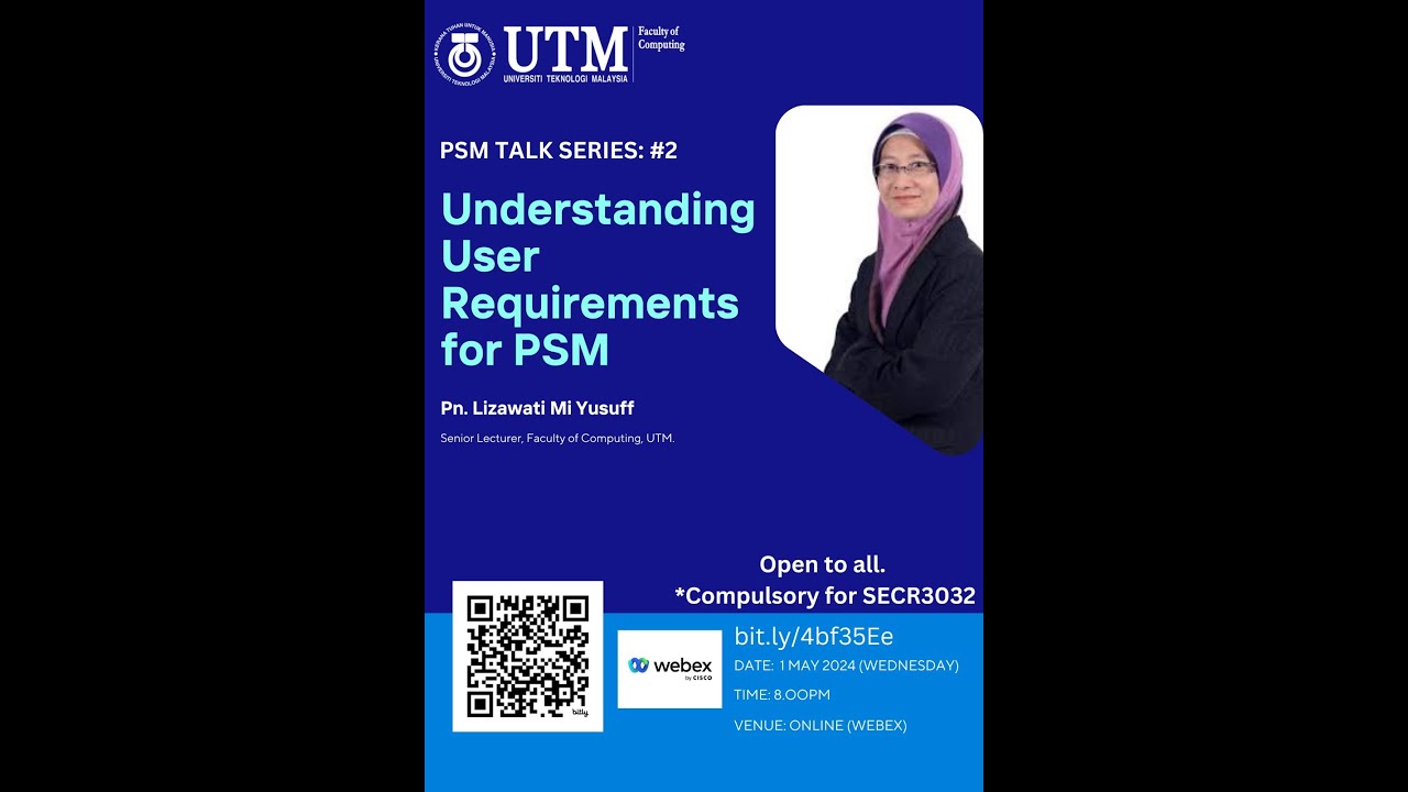 PSM TALK #2 Understanding User Requirements for PSM - YouTube