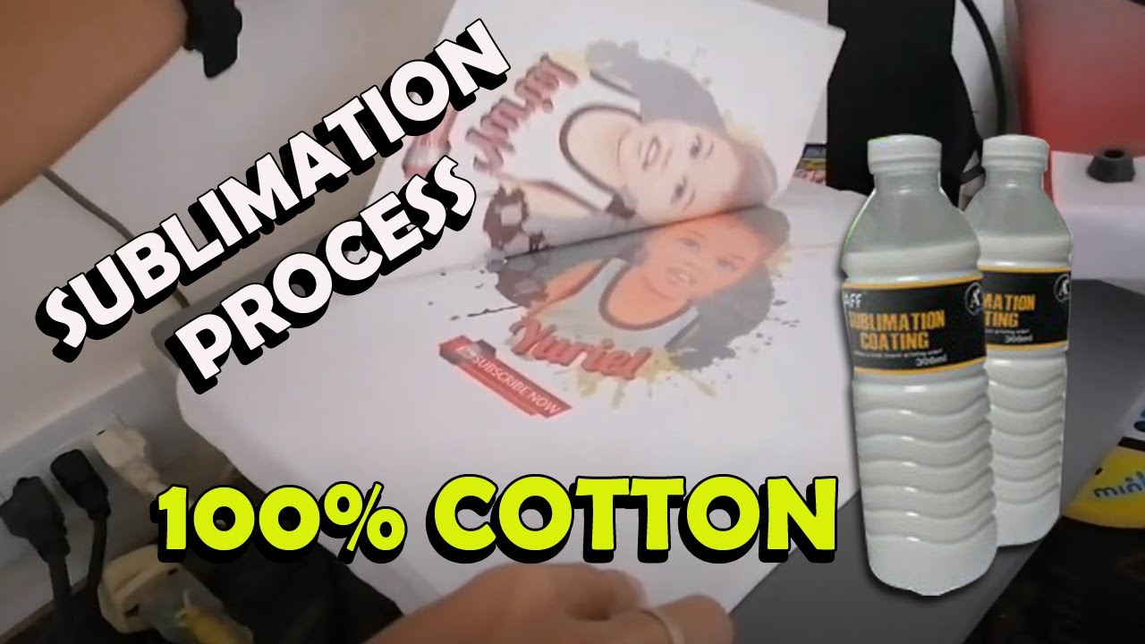 Sublimation print in cotton fabrics using sublimation coating ...