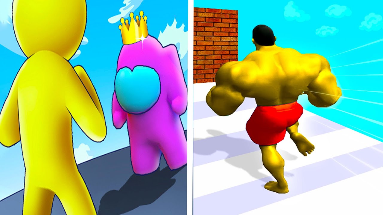 Giant Rush vs Muscle Rush 💪😋💪 Walkthrough all levels Gameplay KI9012 ...