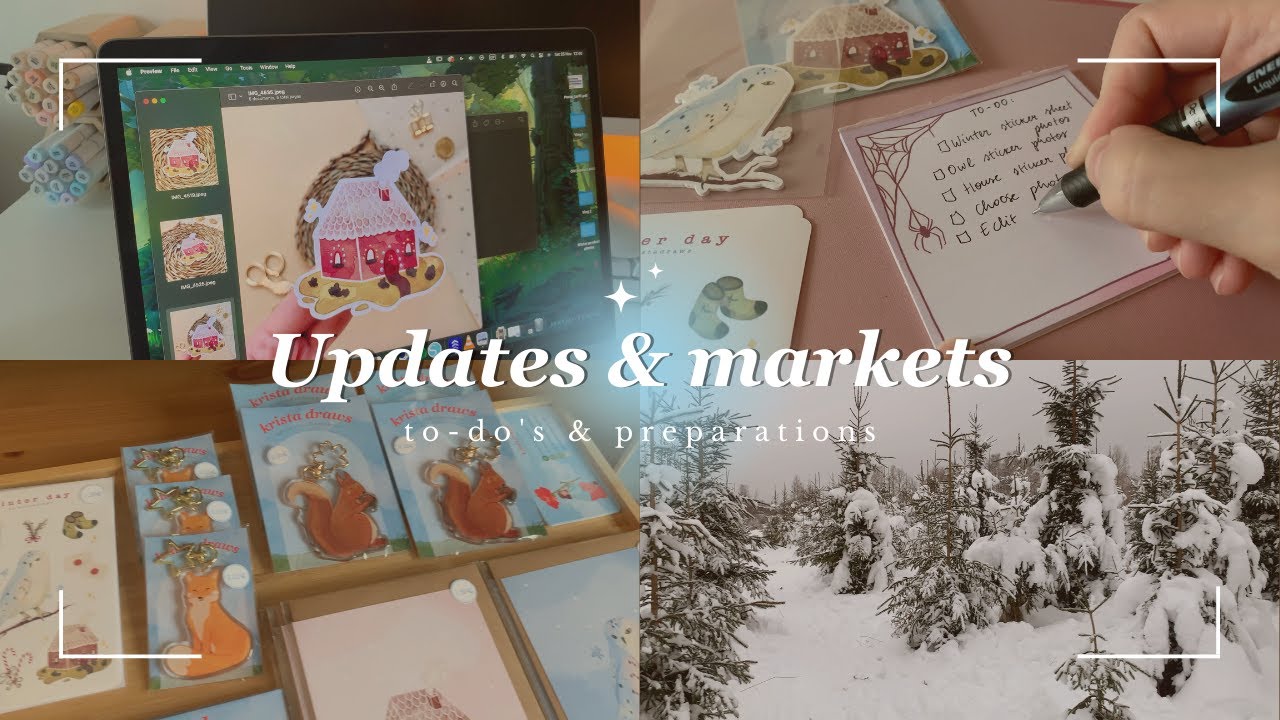 Small holiday shop update & art markets my to-do list for adding new ...