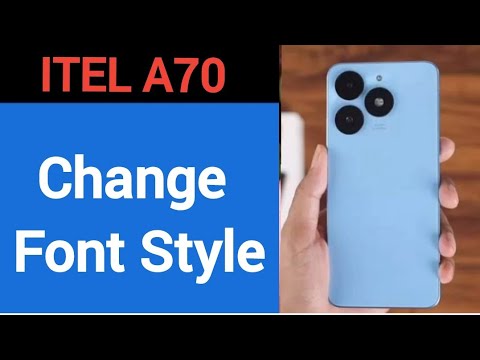 How to change font style, ITEL A70 me font style change kaise karen ...