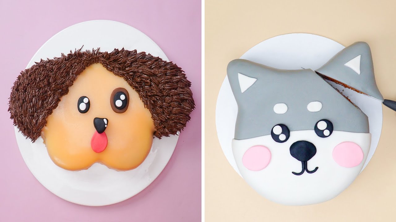 Cutest Dog Cake Decorating Tutorials | Amazing Chocolate Cake ...