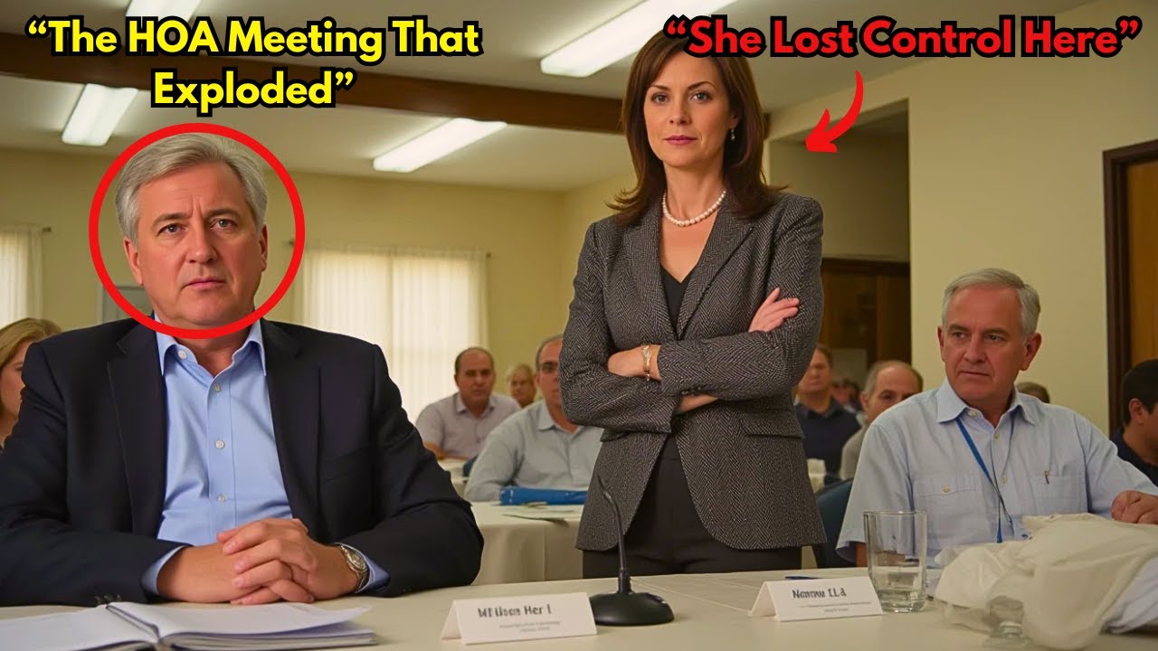Caught on Camera: HOA Board Member’s Shocking Behavior at Meeting - YouTube