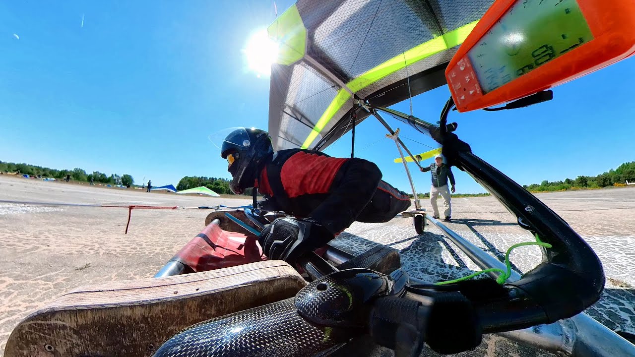 Drachenfliegen Atos VQ Race, UL- Schlepp Altes Lager - YouTube