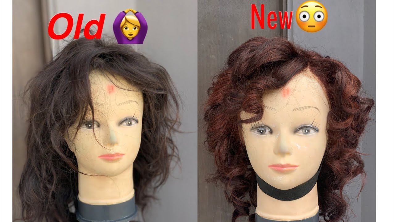 Bringing old wig back to life 😳 - YouTube