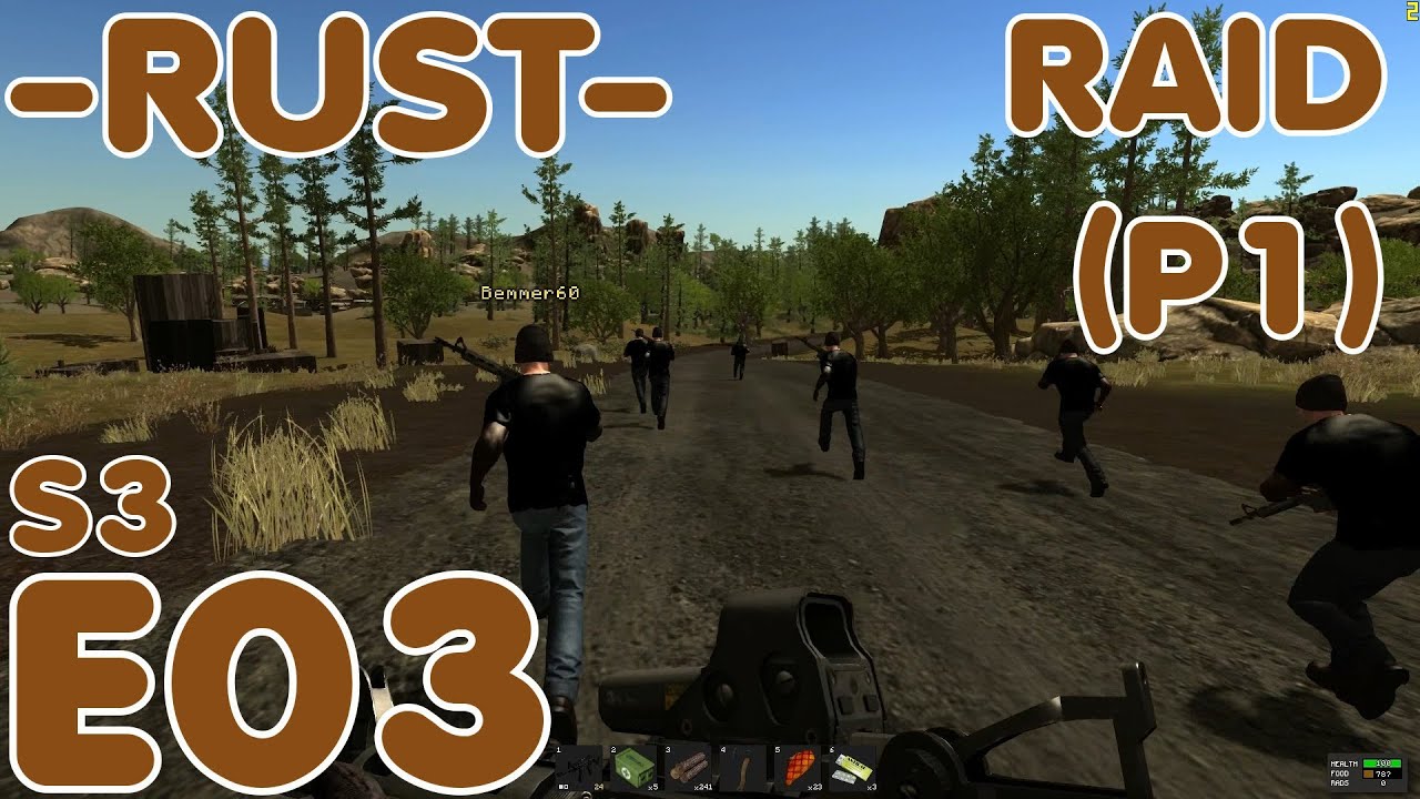 Rust Let's Play (Alpha/S-3) -E03- Raid (P1) [PvP Survival MMO Gameplay ...