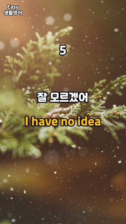 하루3문장 초간단 영어회화 영어반복듣기 쉬운 기초 생활 영어 회화 듣기 영어공부 기초영어 생활영어 쉬운