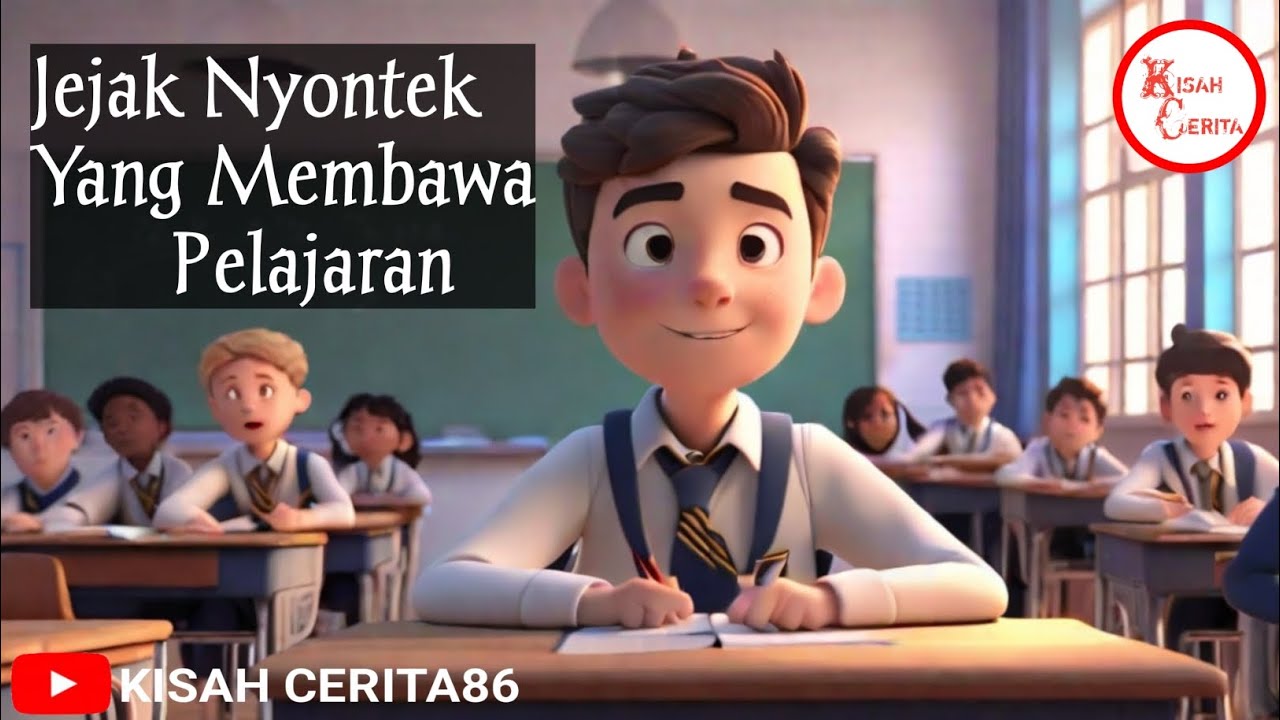 JEJAK NYONTEK YANG MEMBAWA PELAJARAN | ANIMATION | KARTUN ANAK ...