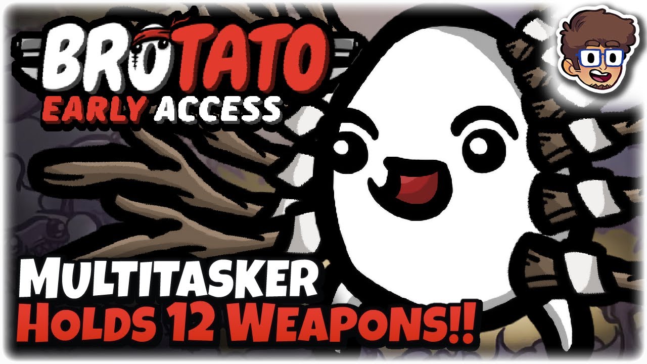NEW Multitasker Holds 12 Weapons!! | Brotato: Early Access - YouTube