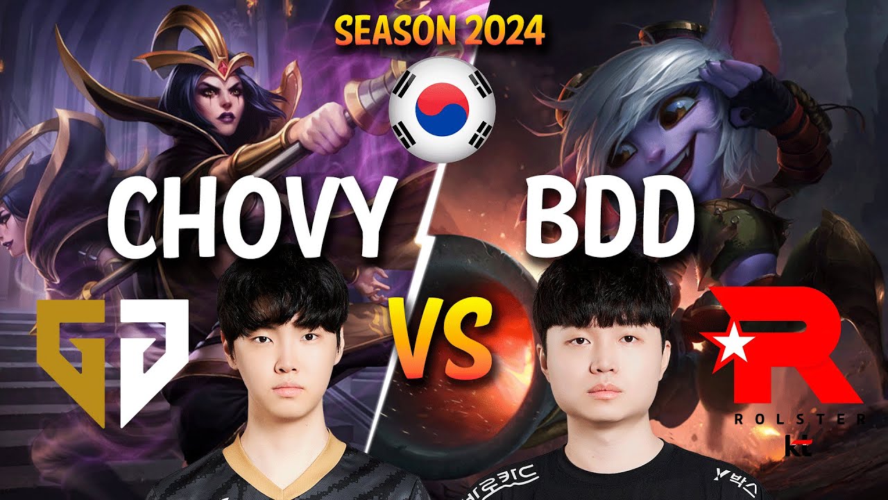 GEN Chovy vs KT BDD - Chovy LEBLANC vs BDD TRISTANA Mid - Patch 14.1 KR Ranked | lolrec - YouTube