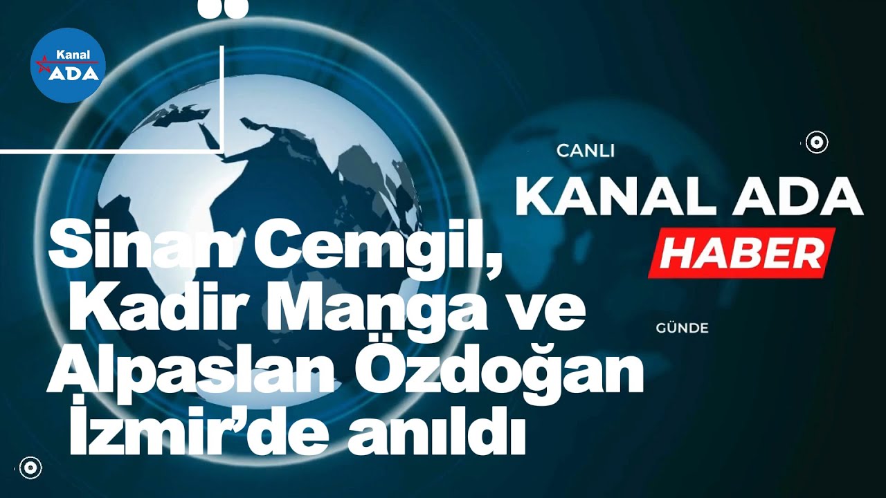 Sinan Cemgil, Kadir Manga ve Alpaslan Özdoğan İzmir’de anıldı - YouTube