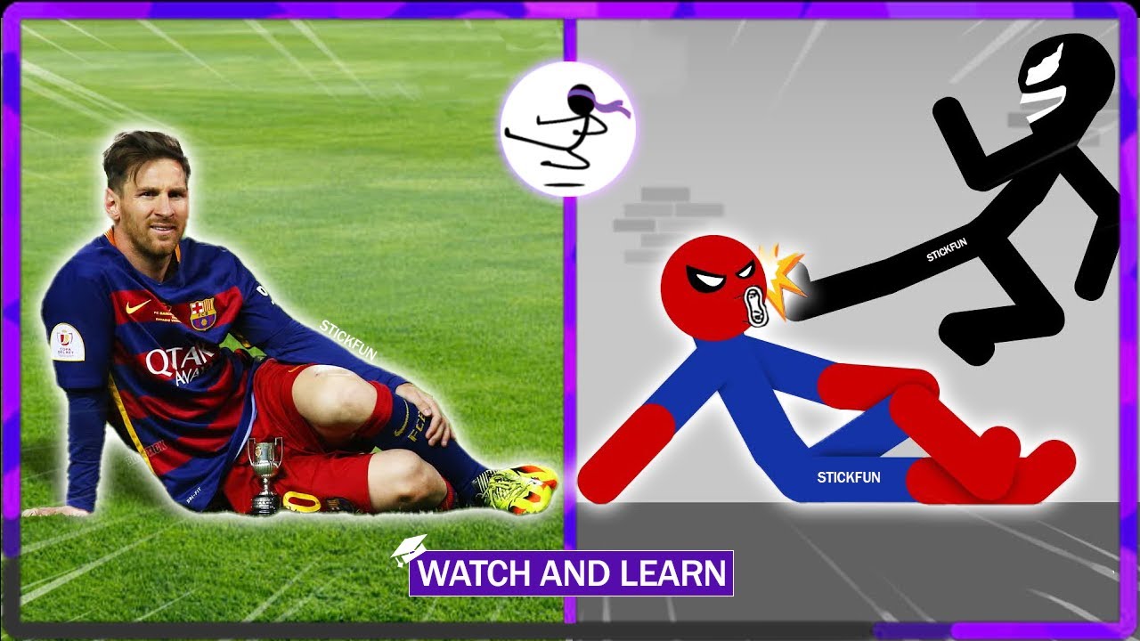 Real Football vs Stickman | Stickman Dismounting funny moments | Best ...