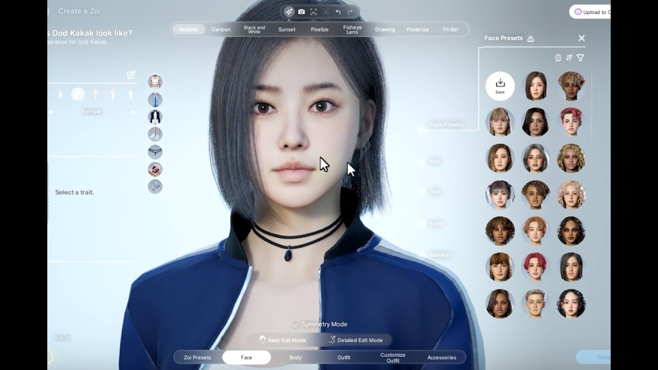 inZOI character design demo_Ryzen 5 - YouTube