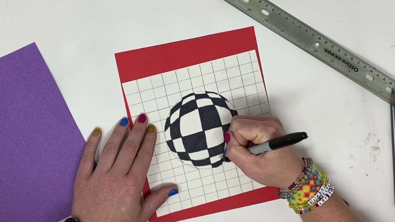How to Make an Op Art Sphere - YouTube
