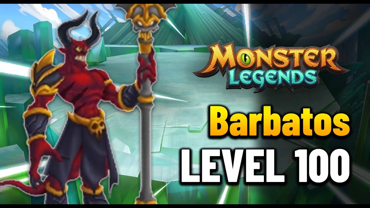 Barbatos Level 100 Legendary Monster Legends - YouTube