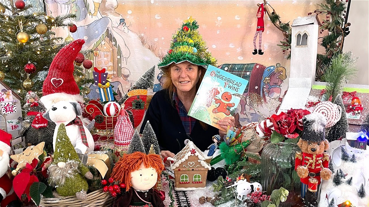 Sarah Ferguson reading The Gingerbread Twins by Renee Hayes - YouTube