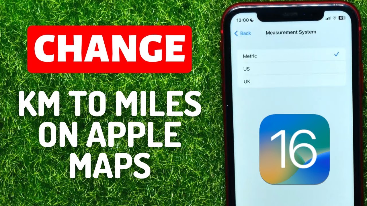 How To Change KM To MILES On Apple Maps YouTube