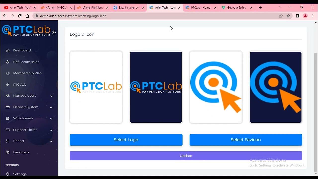 Create your Own PTC Site #ptc - YouTube