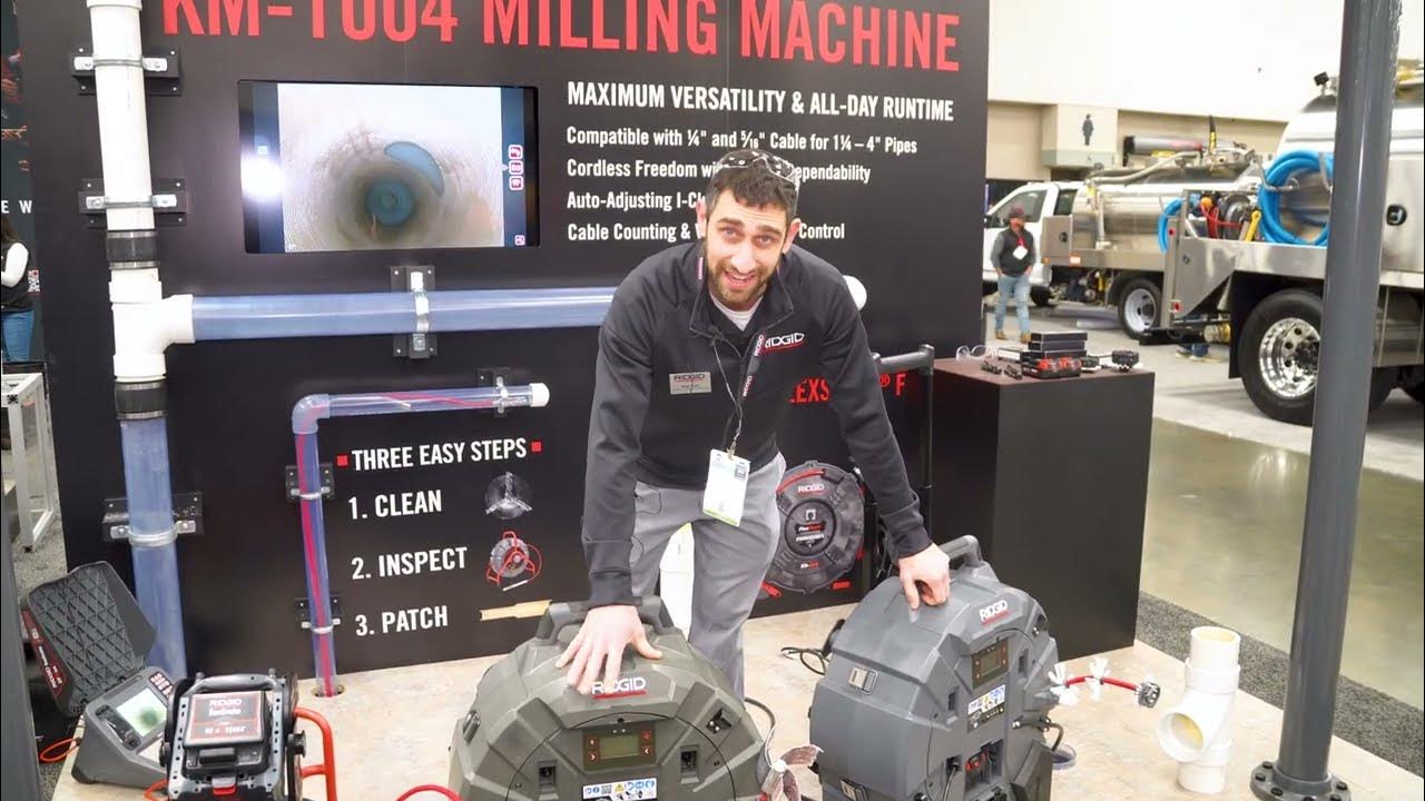 RIDGID - KM-1004 Milling Machine - WWETT 2024 - YouTube