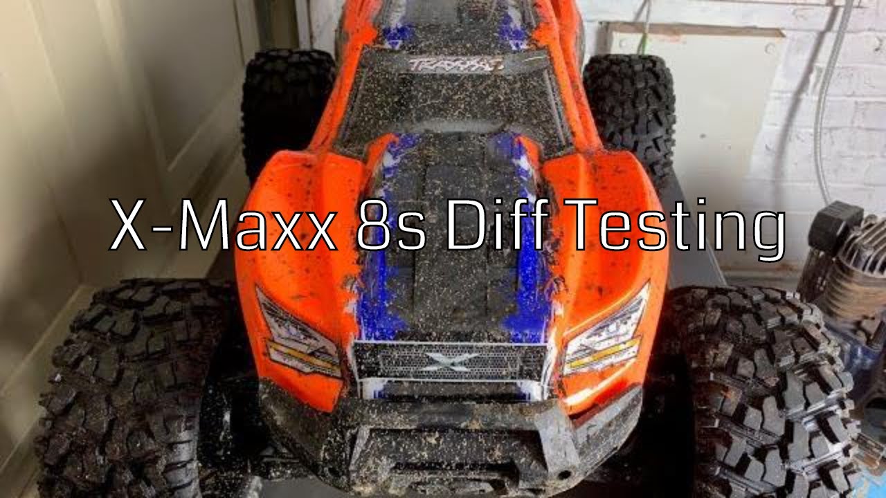 X-Maxx 50k Rear - 80k Front Diff Testing & Overfilled Diff Issues - YouTube