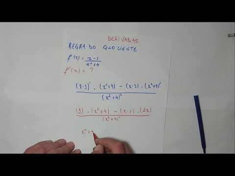 Derivadas - Regra do Quociente - YouTube