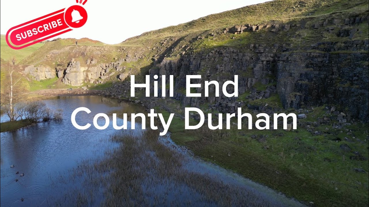 DJI mini 3 pro flyover Hill End County Durham - YouTube