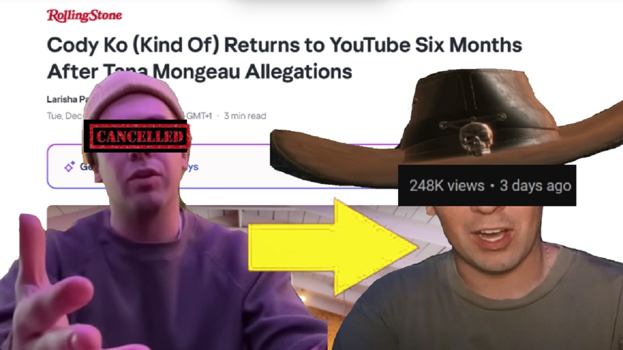 Cody Ko is Back on Youtube and Nobody Cares - YouTube