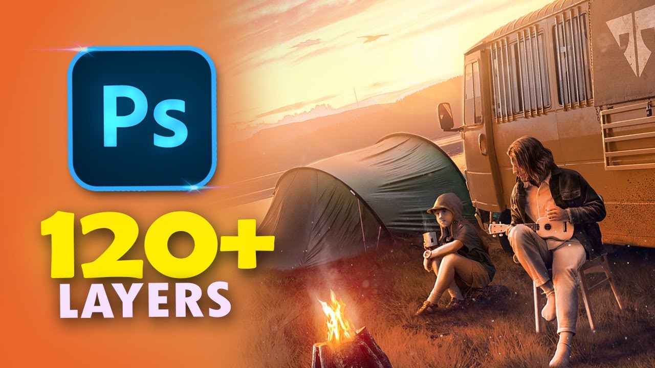 Evening scenery | Photoshop Manipulation - speed art - YouTube