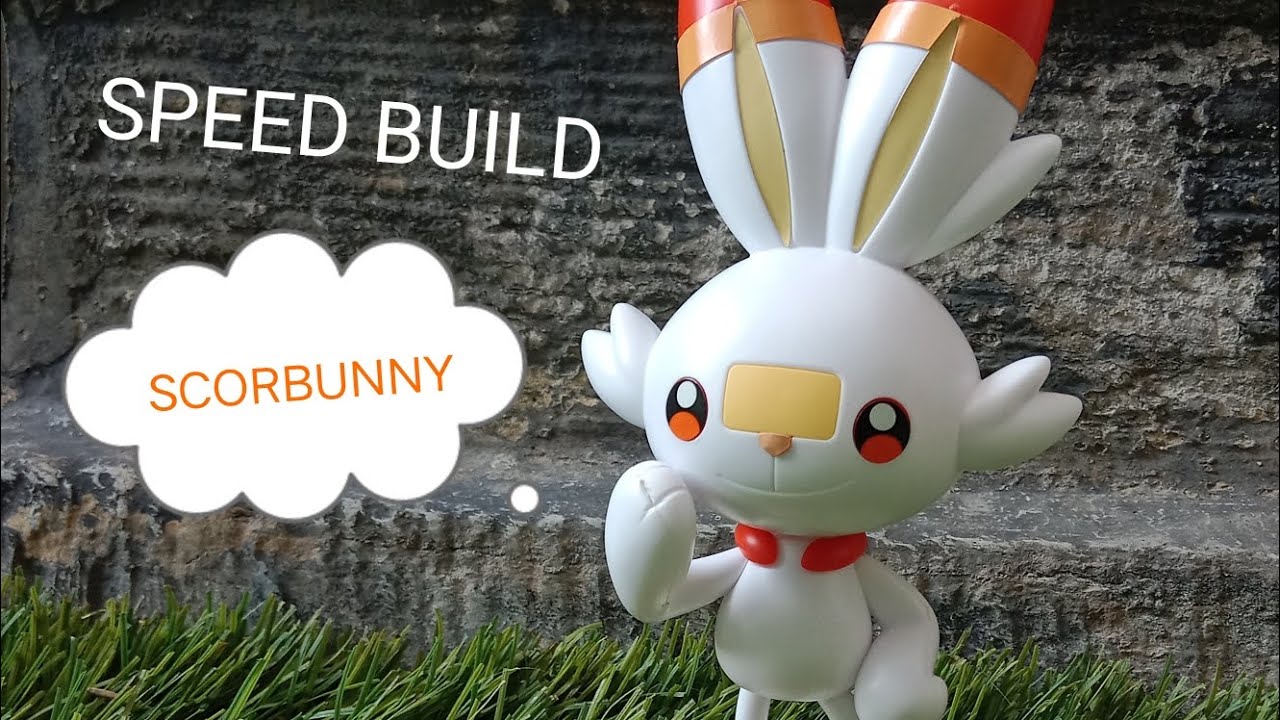 [SPEED BUILD] PokePla Scorbunny [] Mari Kita Rakit Pokemon Kelinci ...