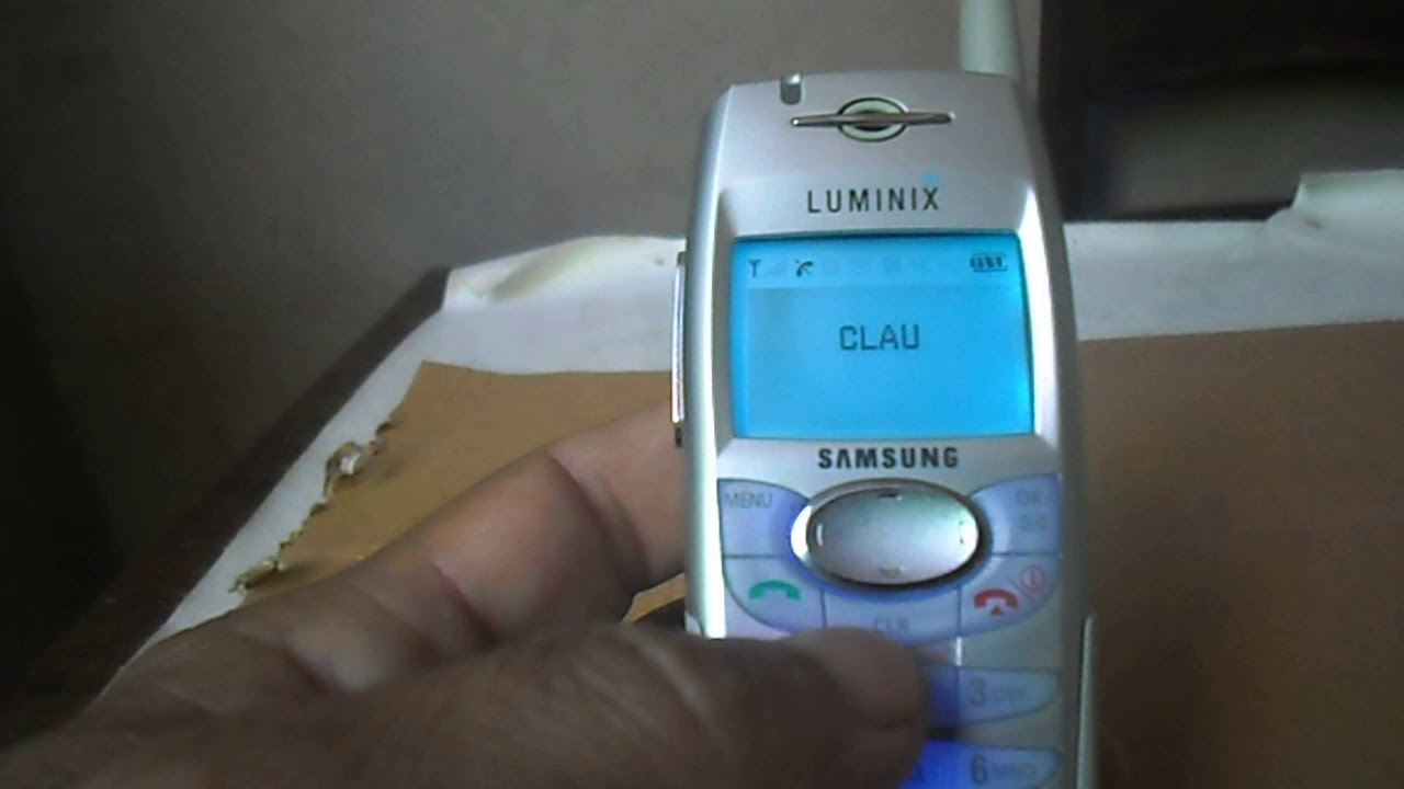 celular luminix sansung antigo - YouTube