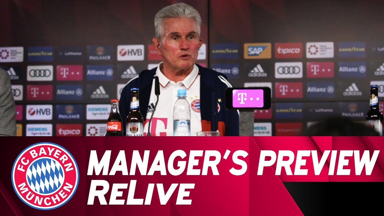 FC Bayern Manager's Preview w/ Jupp Heynckes ahead of Leipzig | ReLive ...