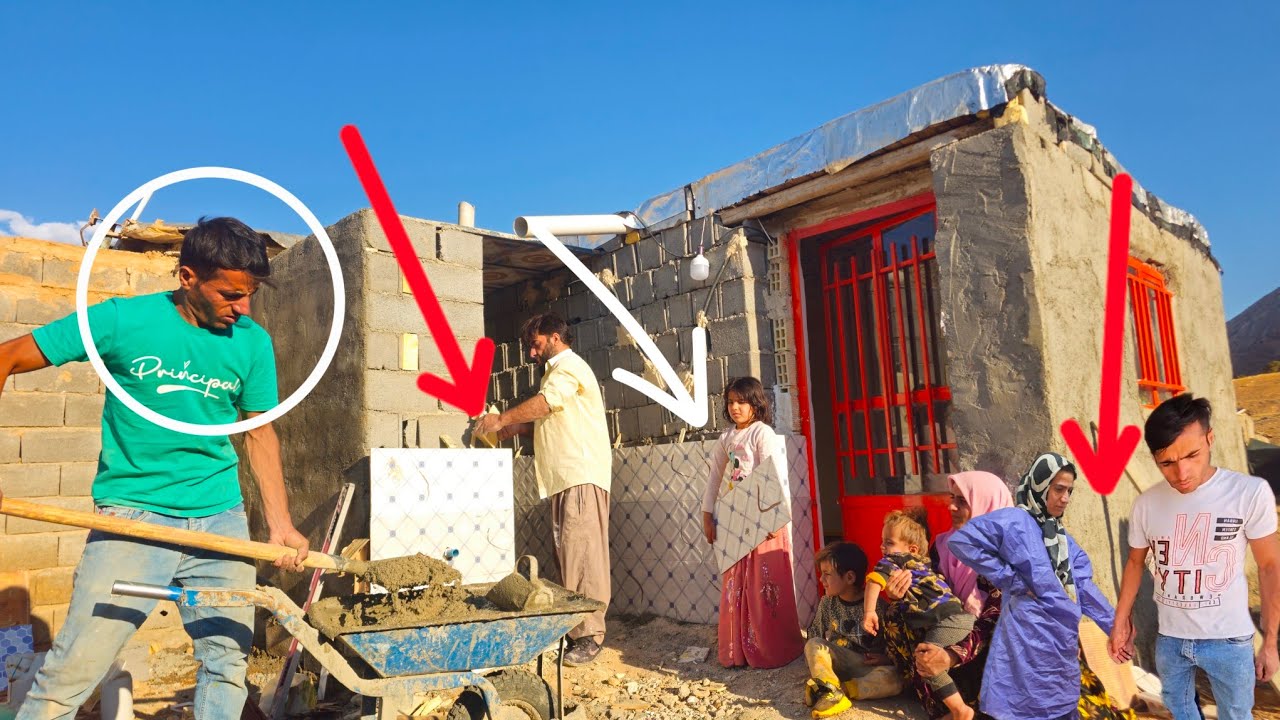 Tile magic:Majid and Ustadkar upgrade Mehtab's winter house - YouTube