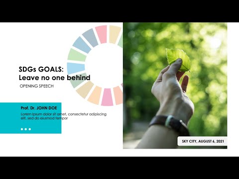 Powerpoint Slide SDGs - YouTube